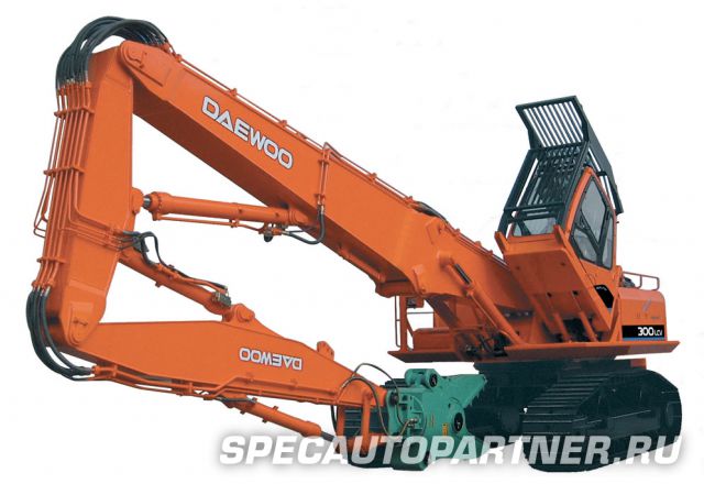 Doosan Daewoo Solar 300 LCV Demolition разрушающая машина (стрела 18 м ...