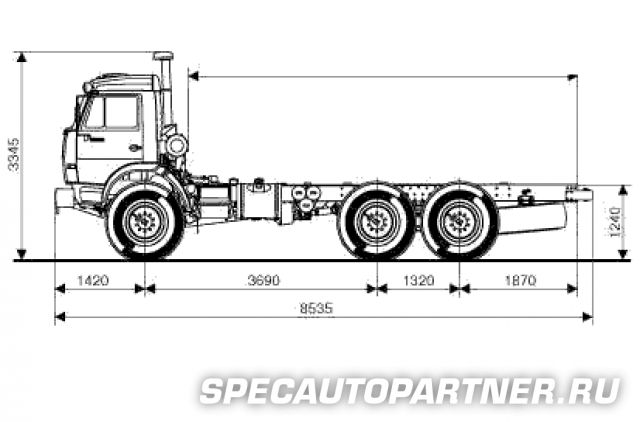 КАМАЗ-43118 Шасси - Фотографии («СпецАвтоПартнёр»: автомобили ...